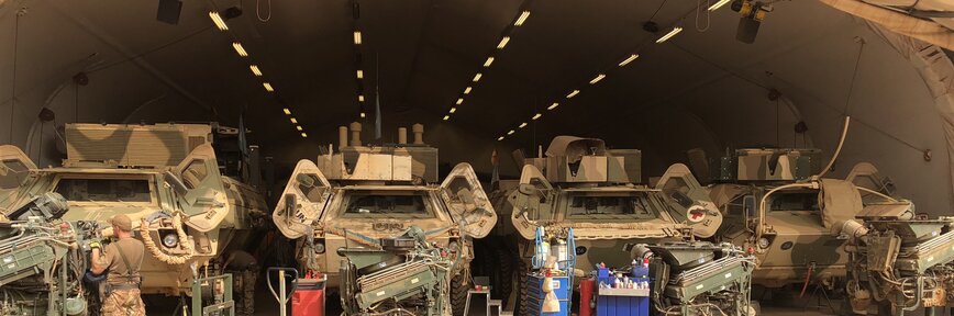 Services für militärische Fahrzeugsysteme | Rheinmetall